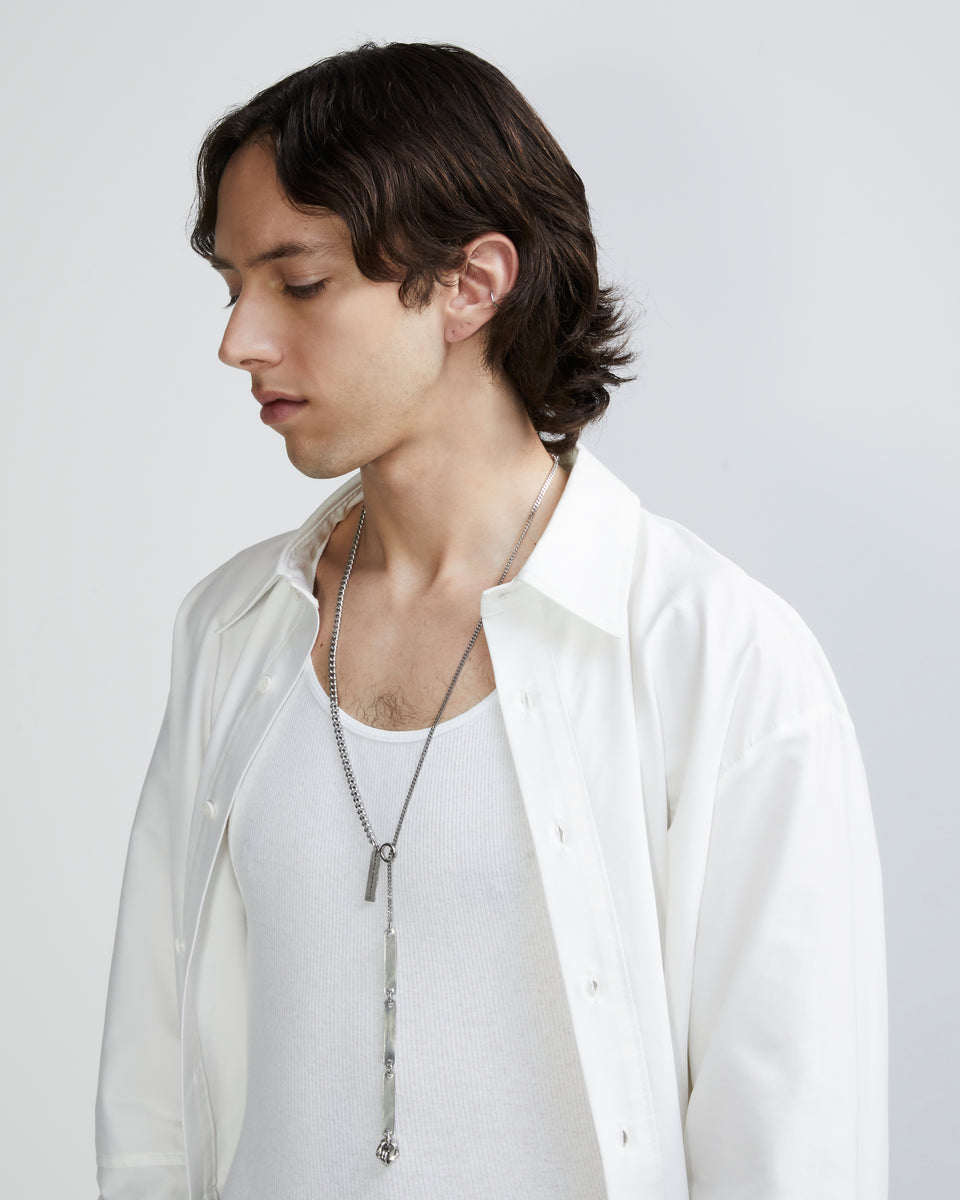 Men’s Curb Chain Necklace | Curb Chain Necklace | Maŕa Peralta Studio